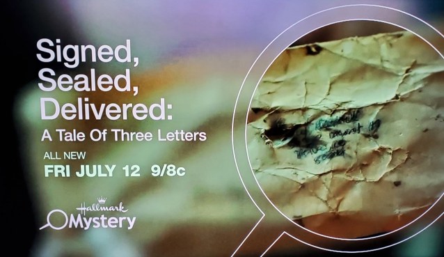 Word on the Street: Hallmark Releases Trailer for ‘Signed, Sealed, Delivered: A Tale of Three ...