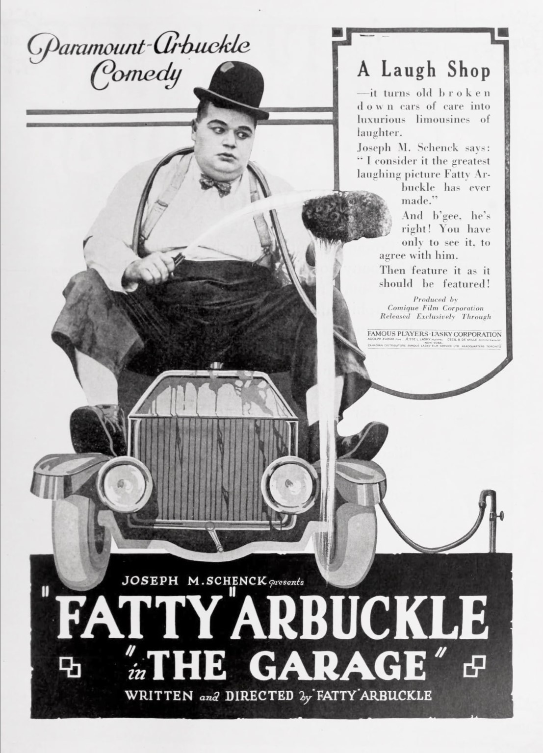 Take 3: The Garage (1920) Review (Silent Pioneers Double Feature Part 1 ...